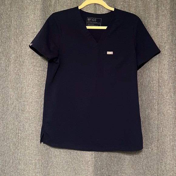 Figs | Tops | Figs Catarina Navy Blue Women Shirt | Poshmark